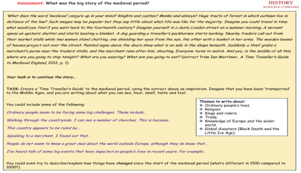 11. Year 7 Diverse Curriculum Overview Written Assessment - History ...